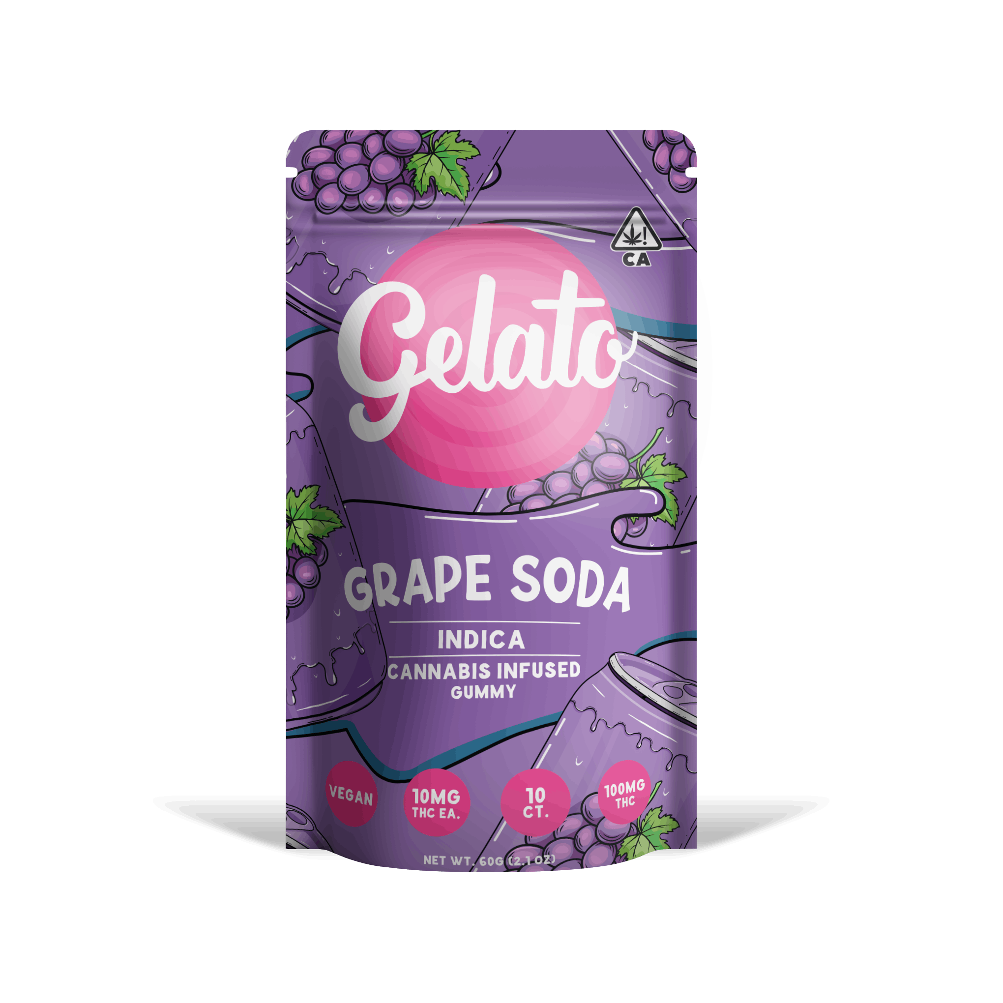 Grape Soda Gummies 100mg - Gelato