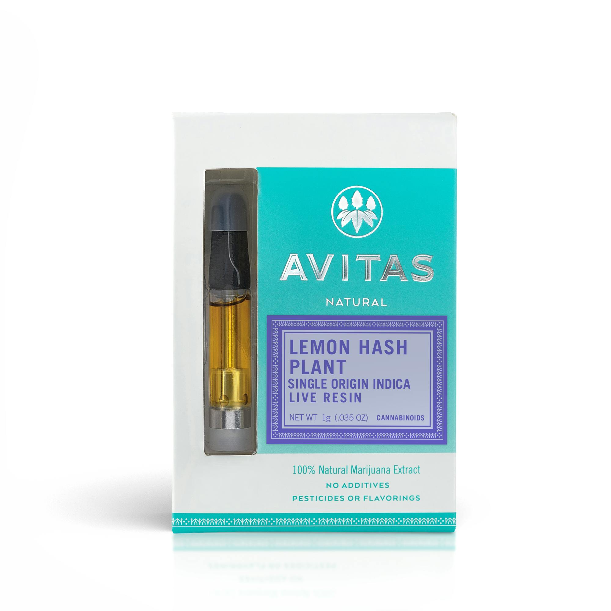 Lemon Hash Plant Live Resin Cartridge 1g - Avitas