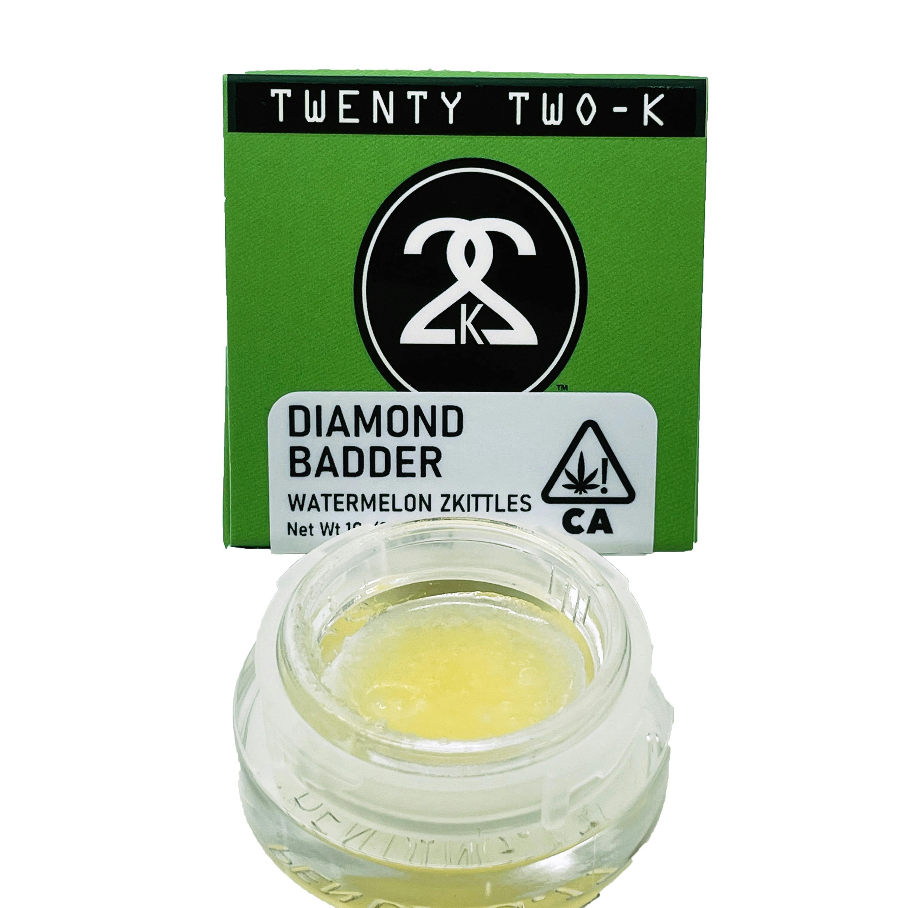 22K - Watermelon Zkittles - Diamond Badder - 1 Gram - Twenty Two K / 22k