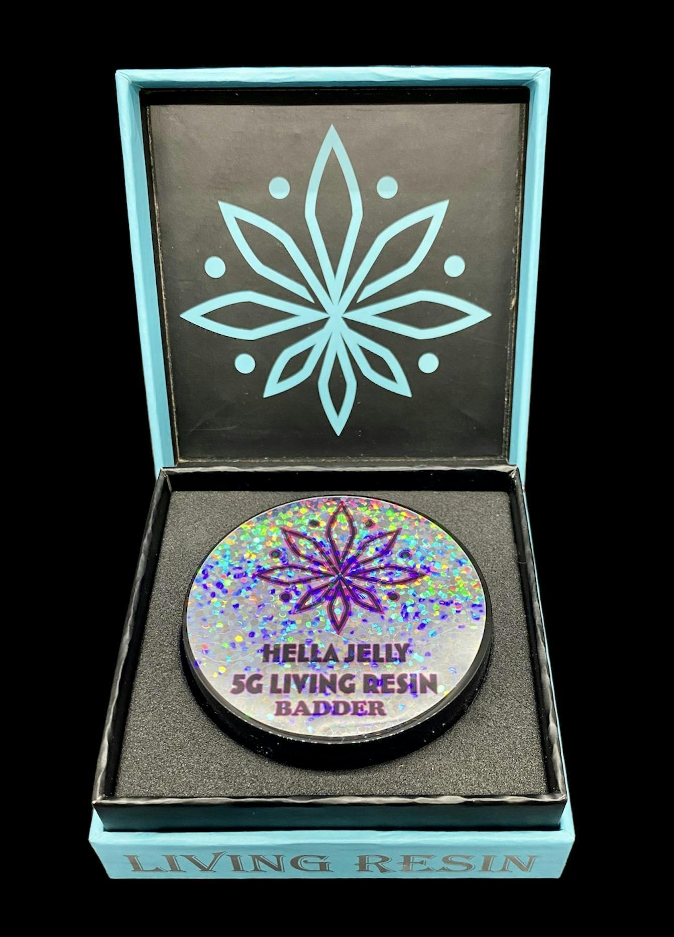 5g Hella Jelly Live Resin Badder - Sooner Glue