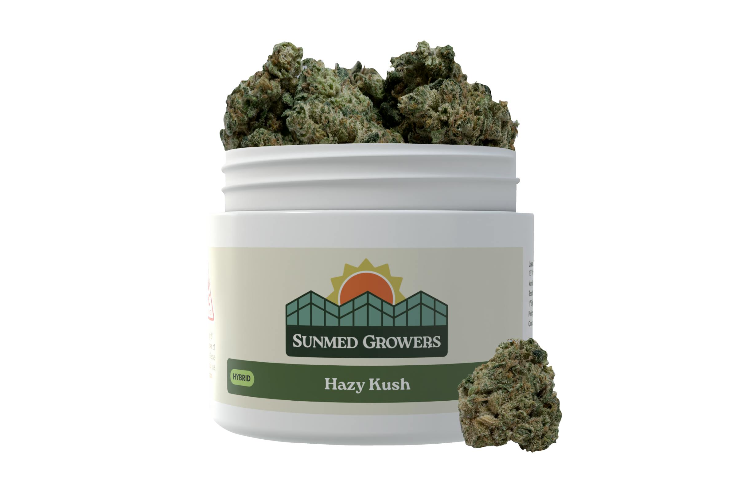 Hazy Kush Flower (7g) - SunMed Growers