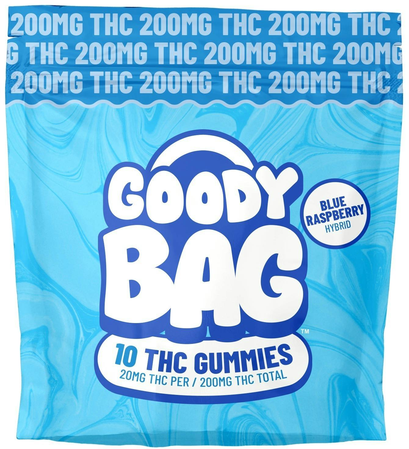 Goody Bag Blue Raspberry Gummies - PTS