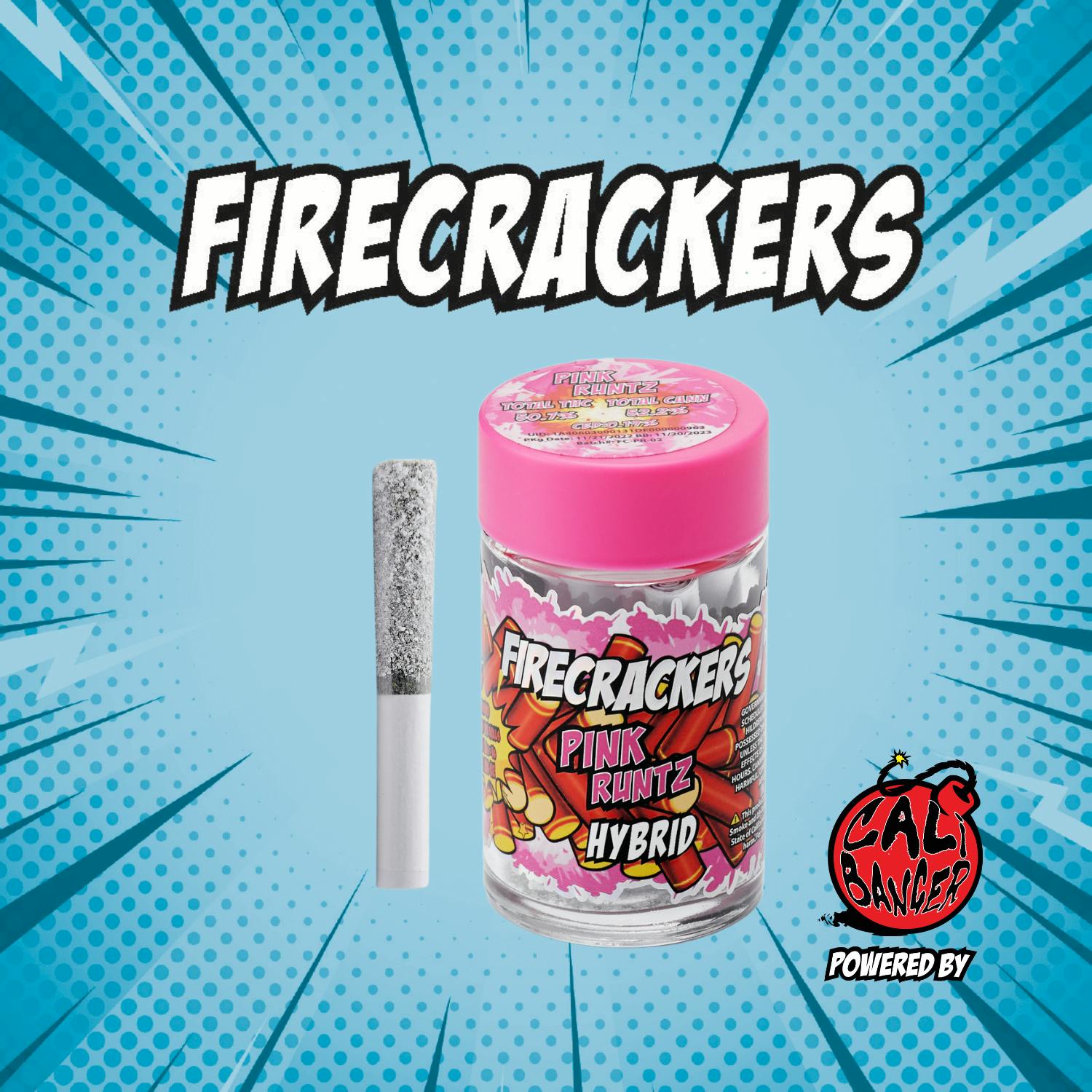 Firecracker by Cali Banger Infused Pre Roll PINK ROZAY 5 x 0.6 - 3.0 Gr ...