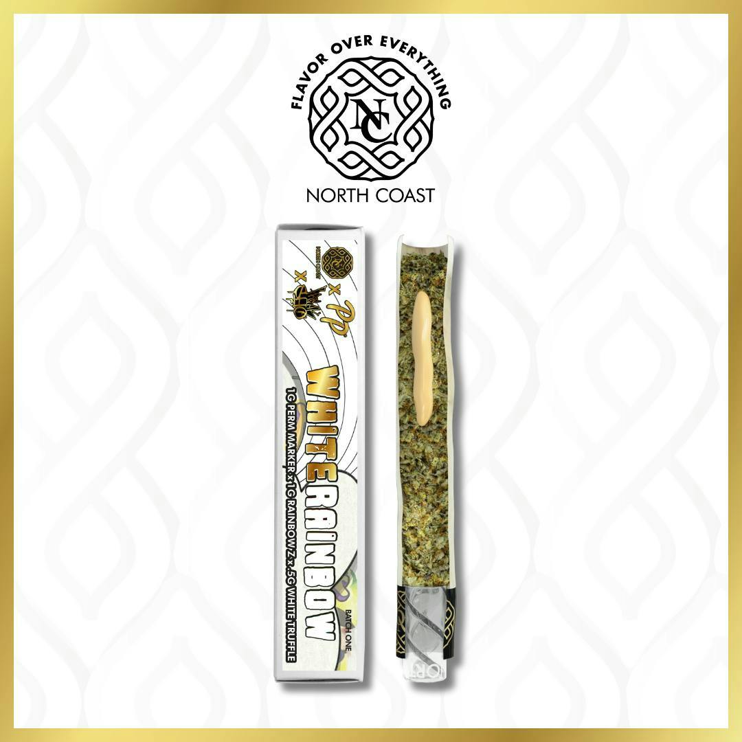 North Coast x P.P. x Freaksho White Rainbow Joint Donut 2.5g Tier 1 ...