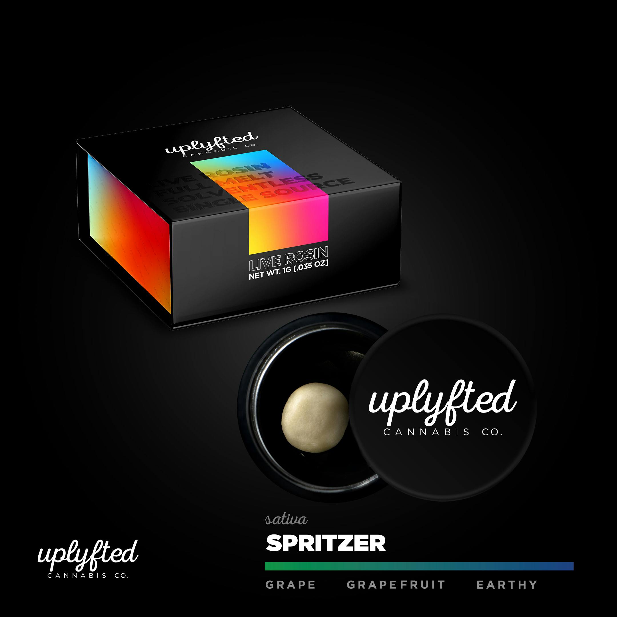 Live Rosin 90u - Spritzer - Uplyfted Cannabis Co