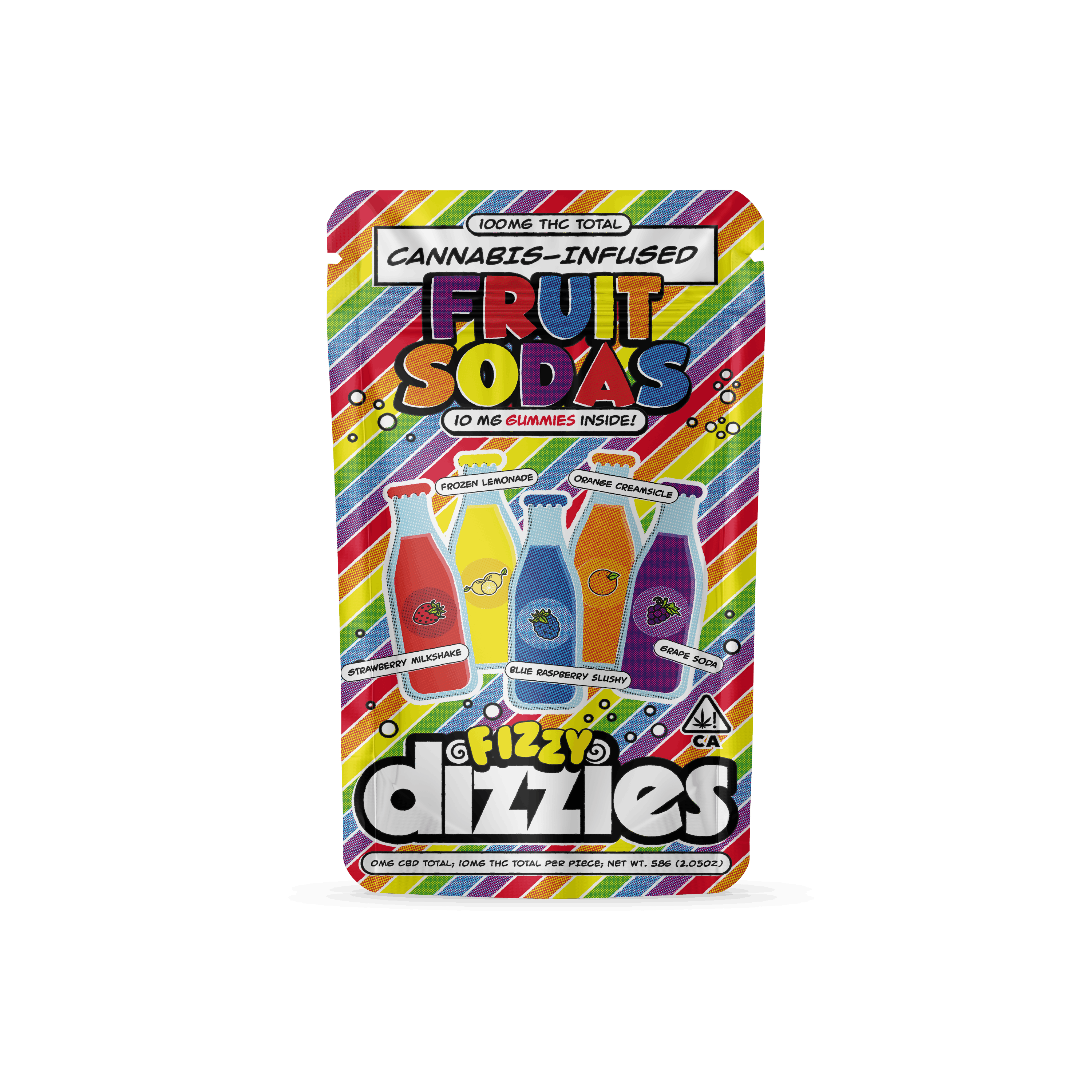 Dizzies Gummies Fruit Sodas - Dizzies