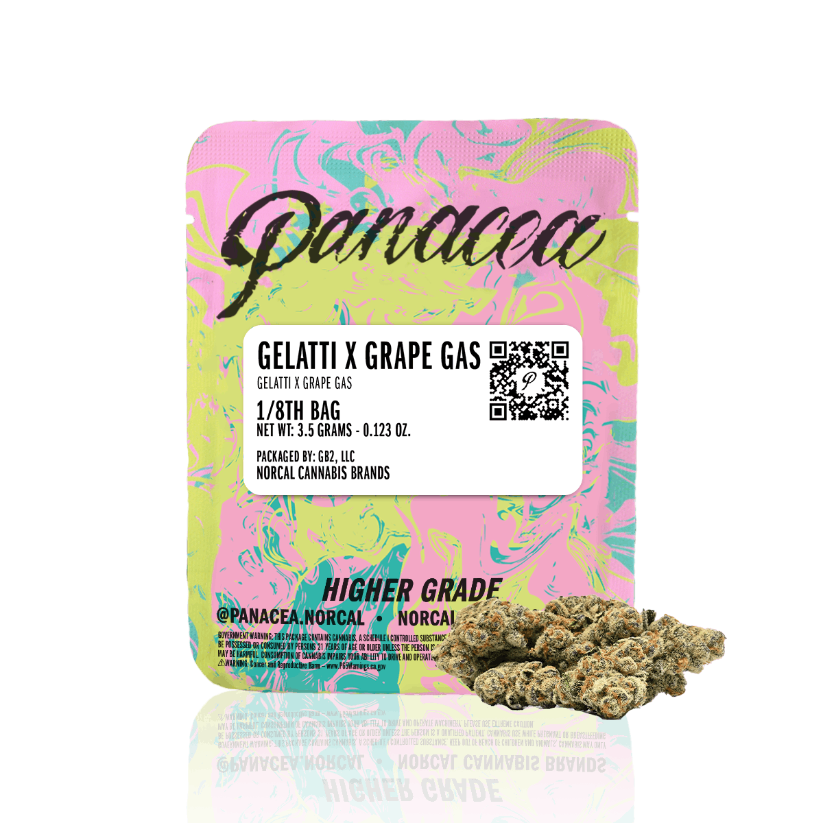 Gelatti x Grape Gas | Indoor Flower Bags | 3.5g - Panacea