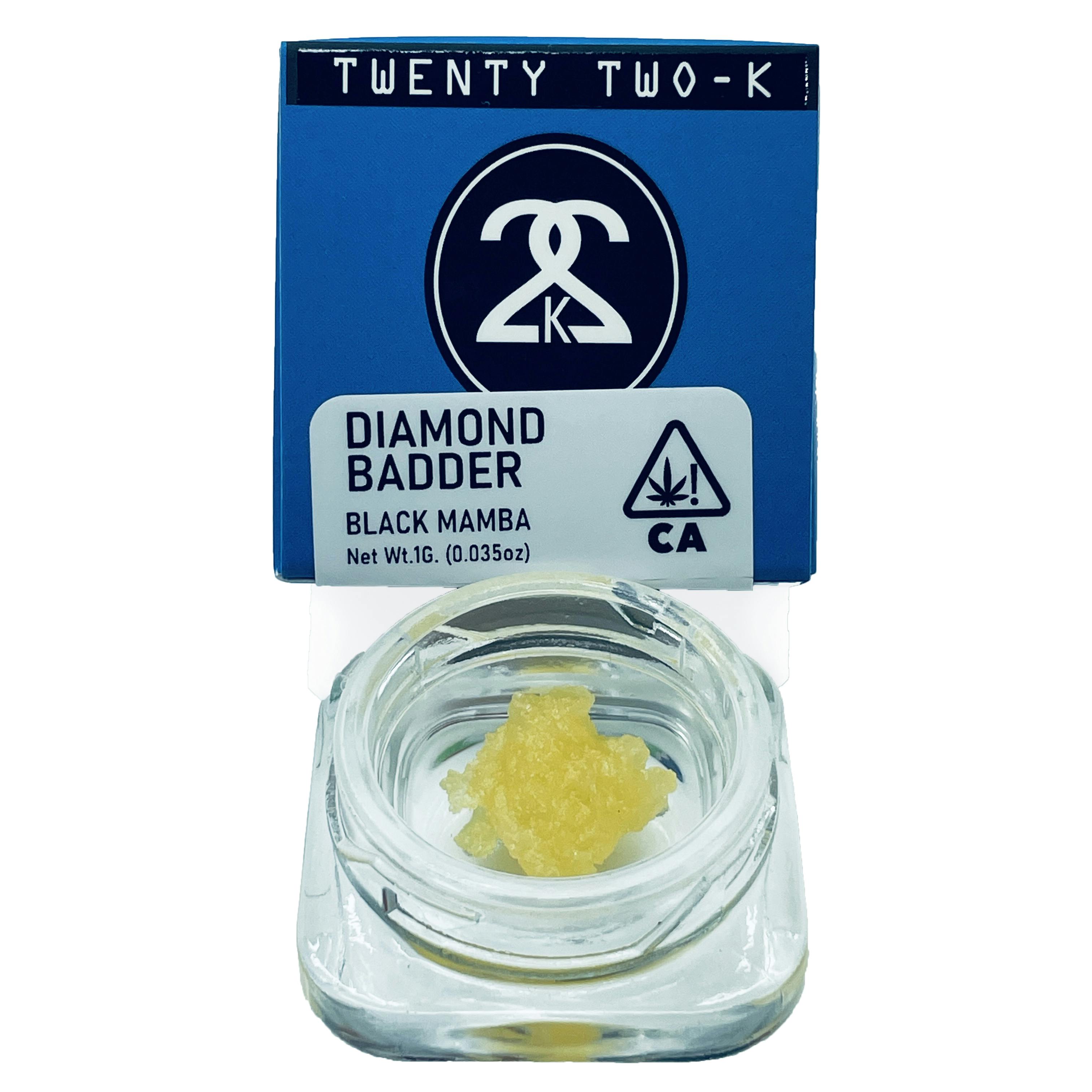 22K - Black Mamba - Diamond Badder - 1 Gram - Twenty Two K / 22k