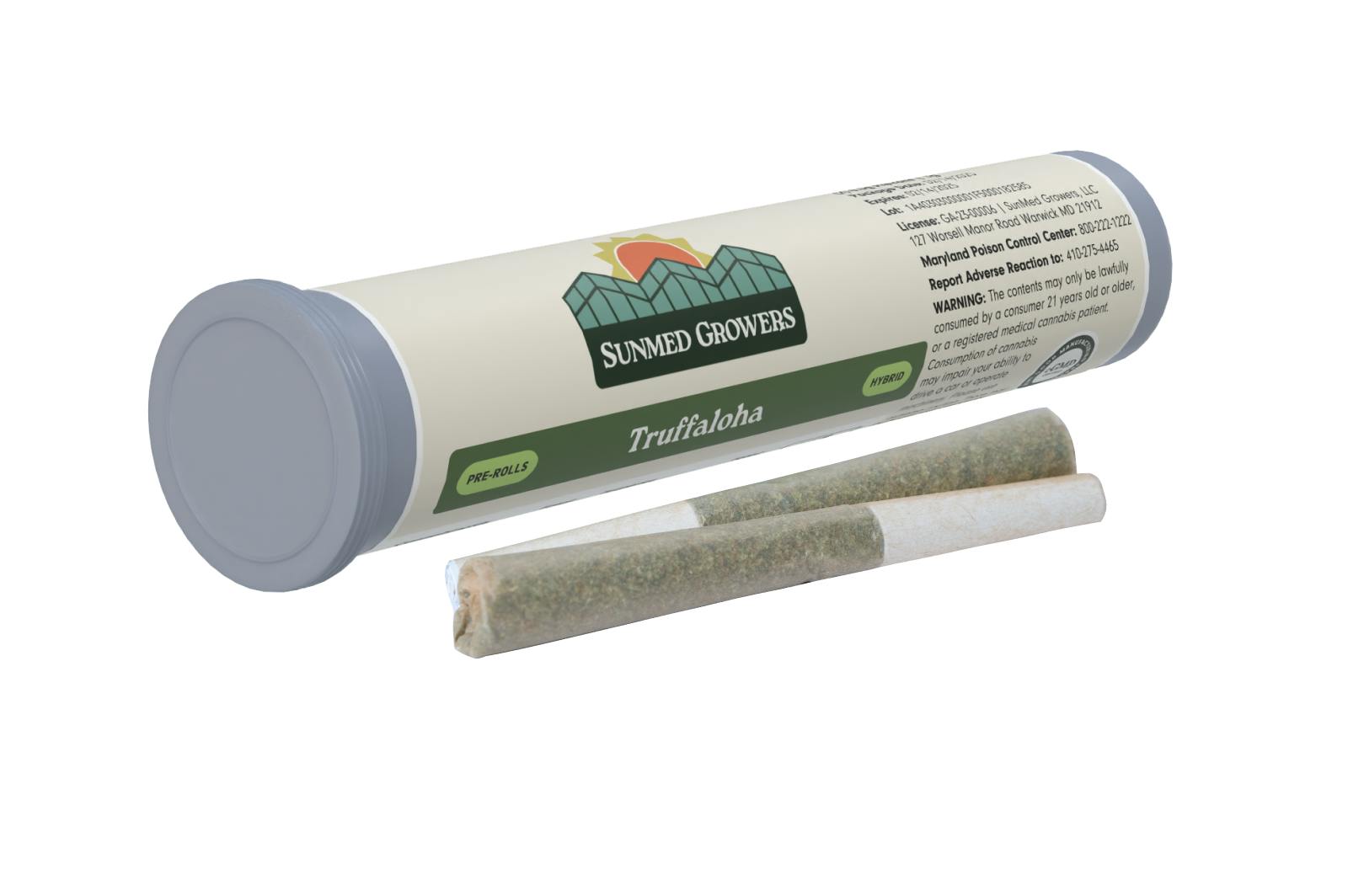 Truffaloha Pre Roll 0.5g/2 Pack - SunMed Growers