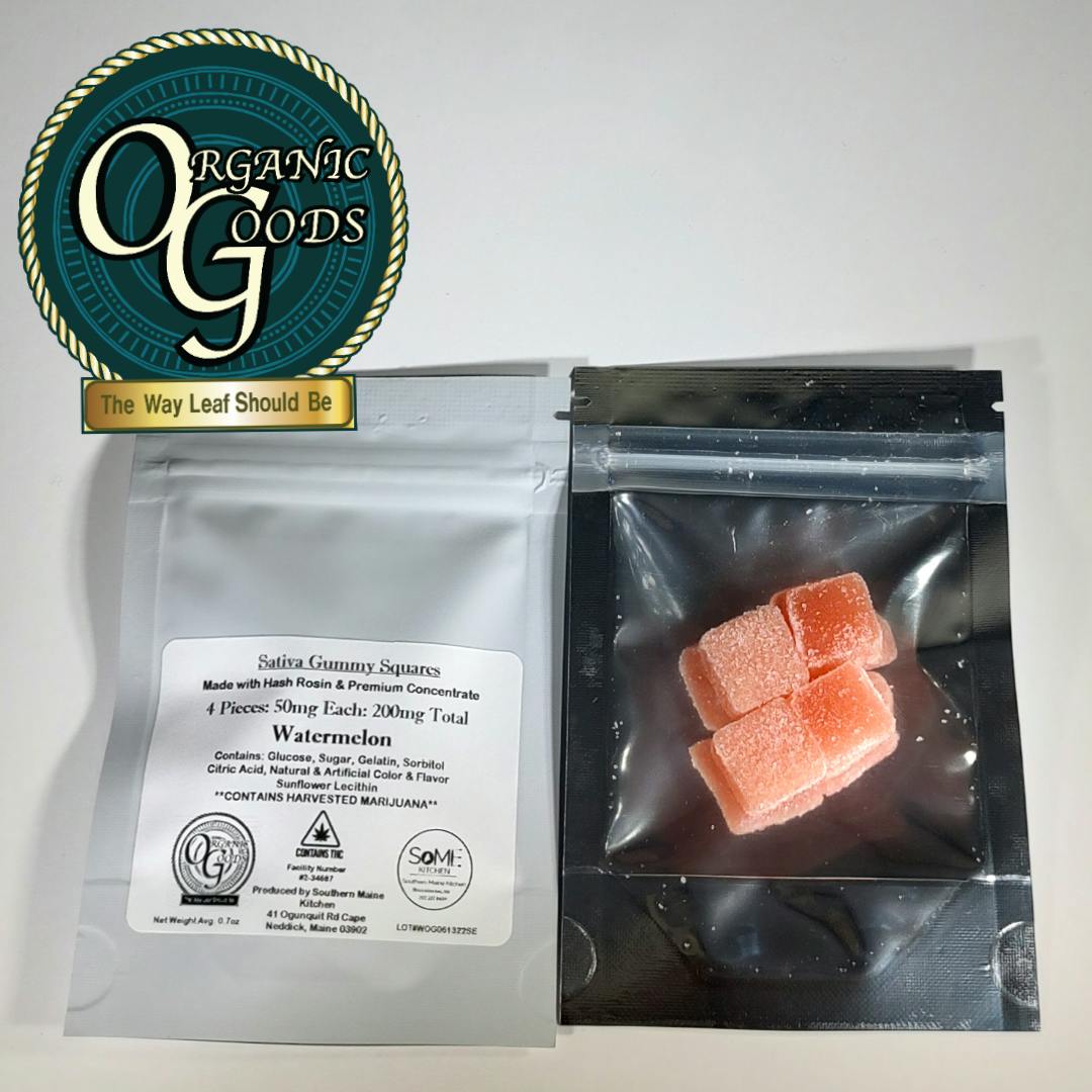 OG Gummies w/Hash Rosin & Premium Concentrates Sativa Watermelon 200 MG ...
