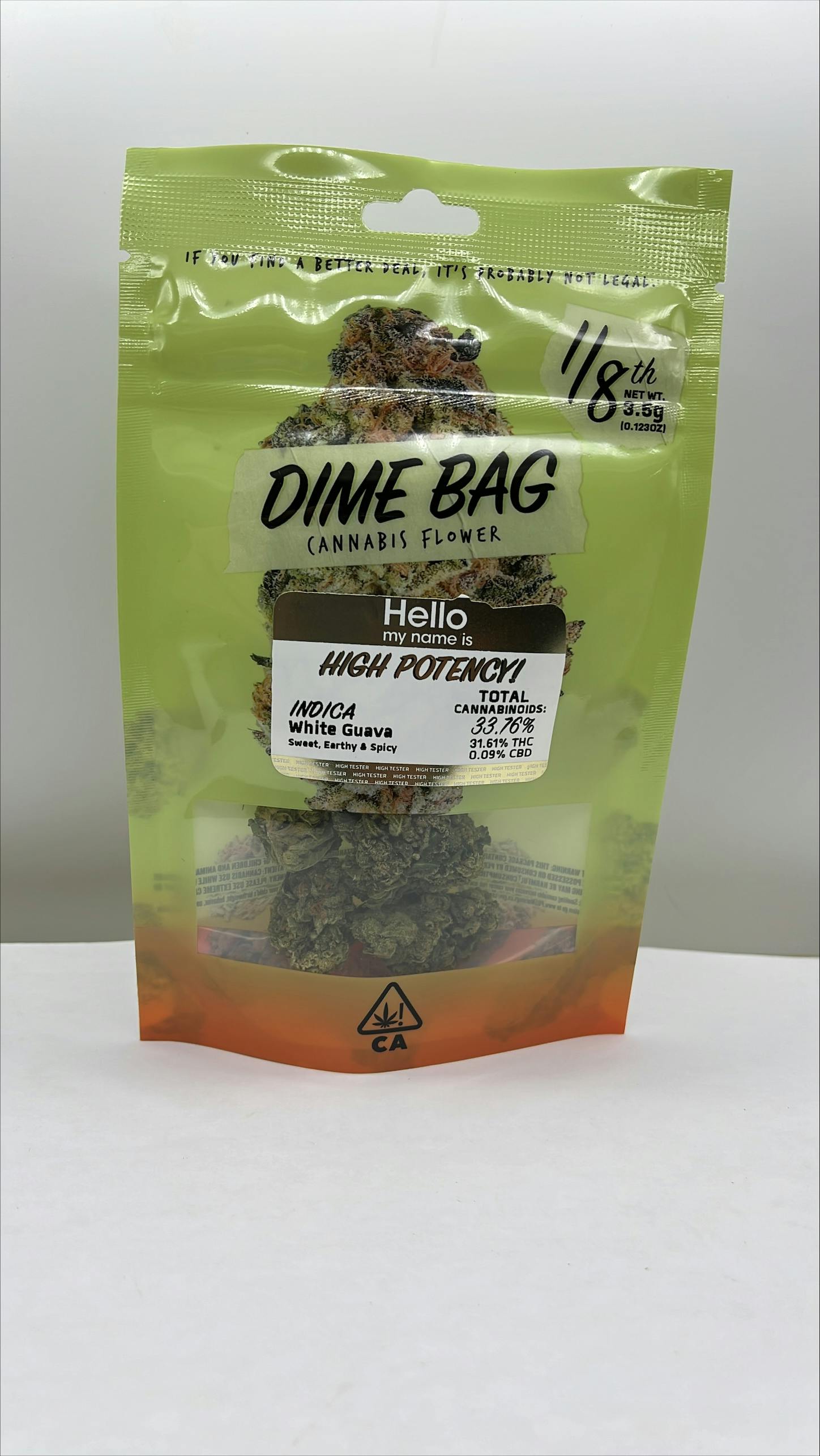 Dime Bag | White Guava Indica (3.5g) - Dime Bag