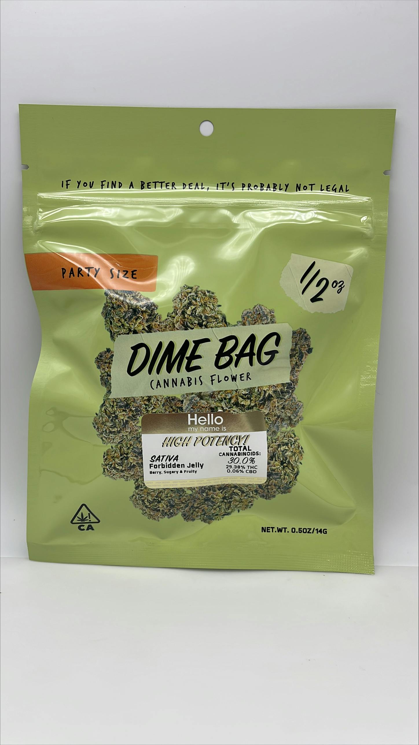 Dime Bag Dime Bag | Forbidden Jelly Sativa (1/2 OZ) | Weedmaps