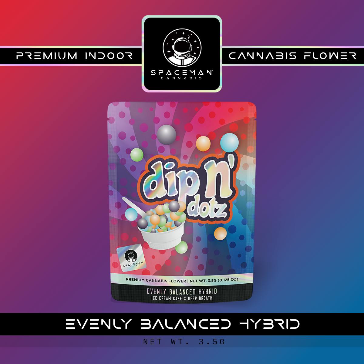 Spaceman - 3.5g Flower - Dip N Dotz - Spaceman Cannabis