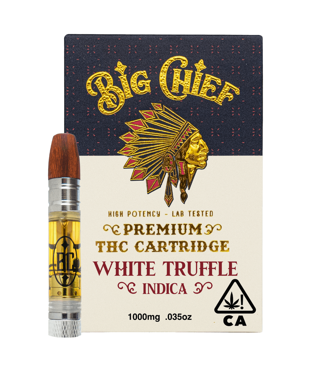 WHITE TRUFFLE - 1G THC Cartridge - Big Chief