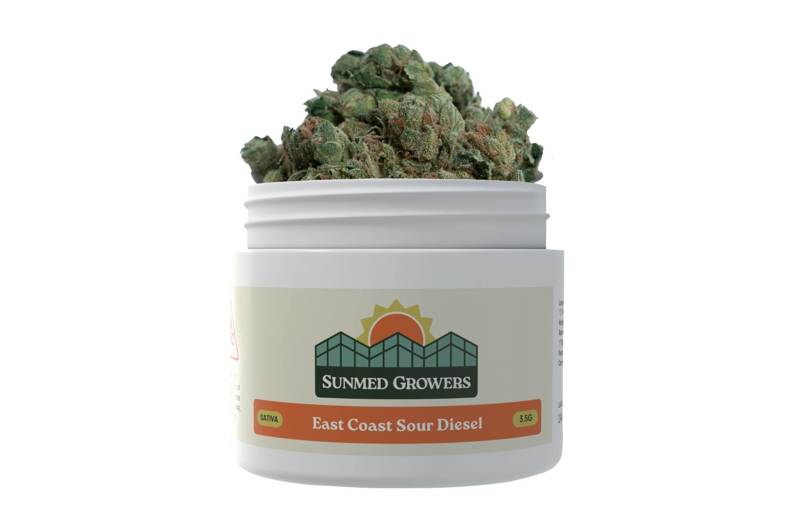East Coast Sour Diesel Flower (3.5g) - SunMed Growers