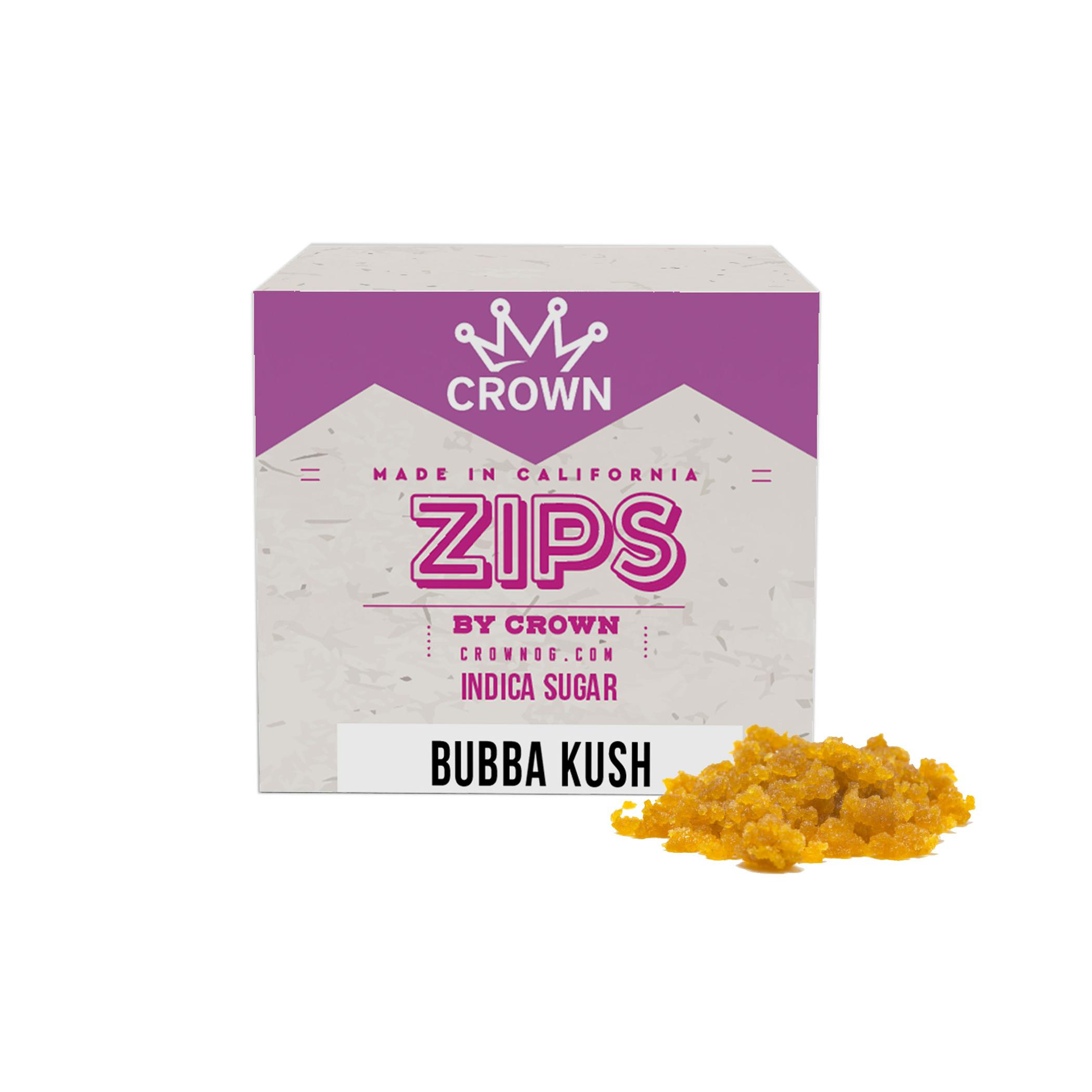 Zips Bubba Kush Sugar - Crown Genetics