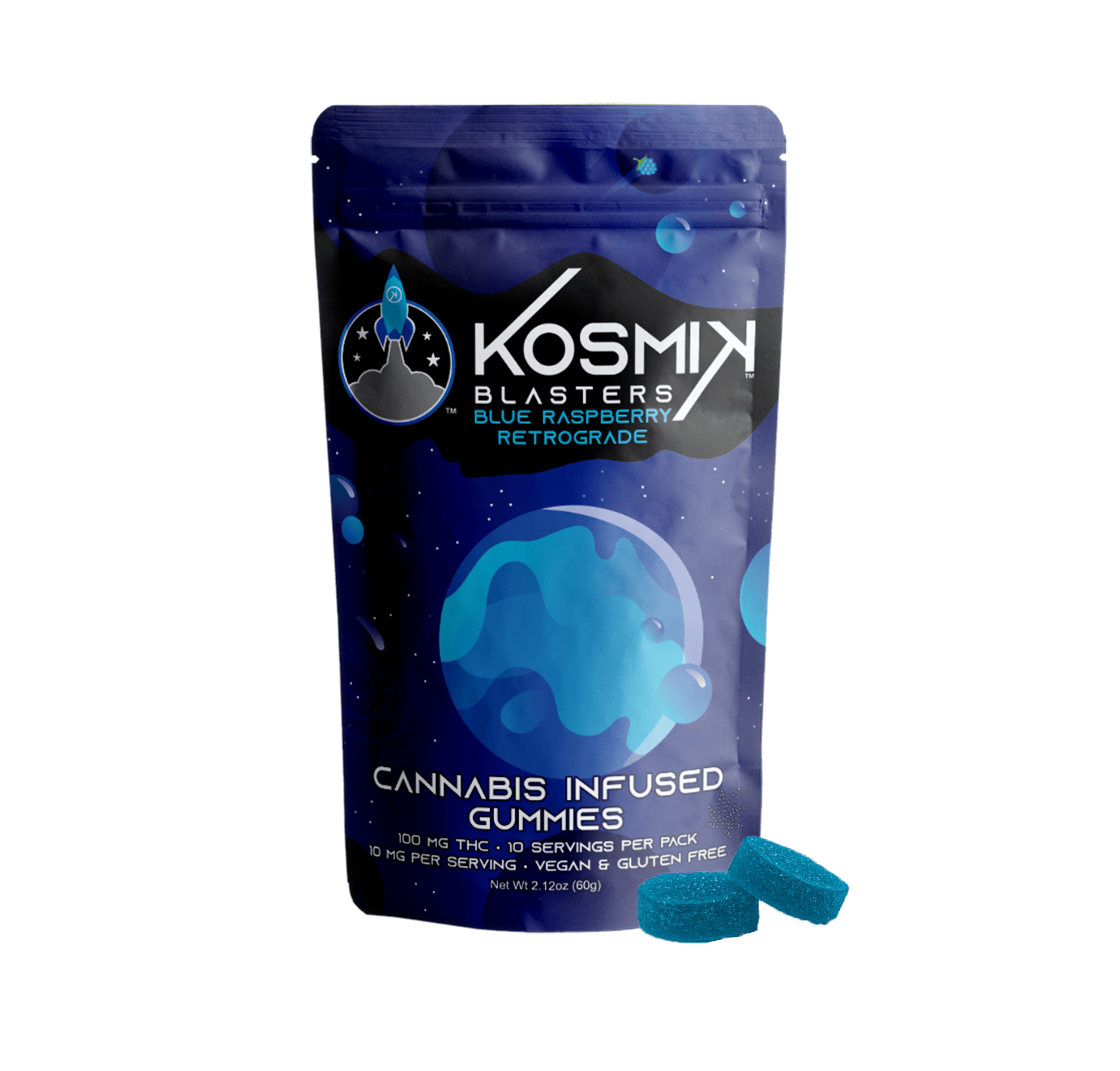 Blaster 100mg - Blue Raspberry Retrograde | MT - Kosmik Brands