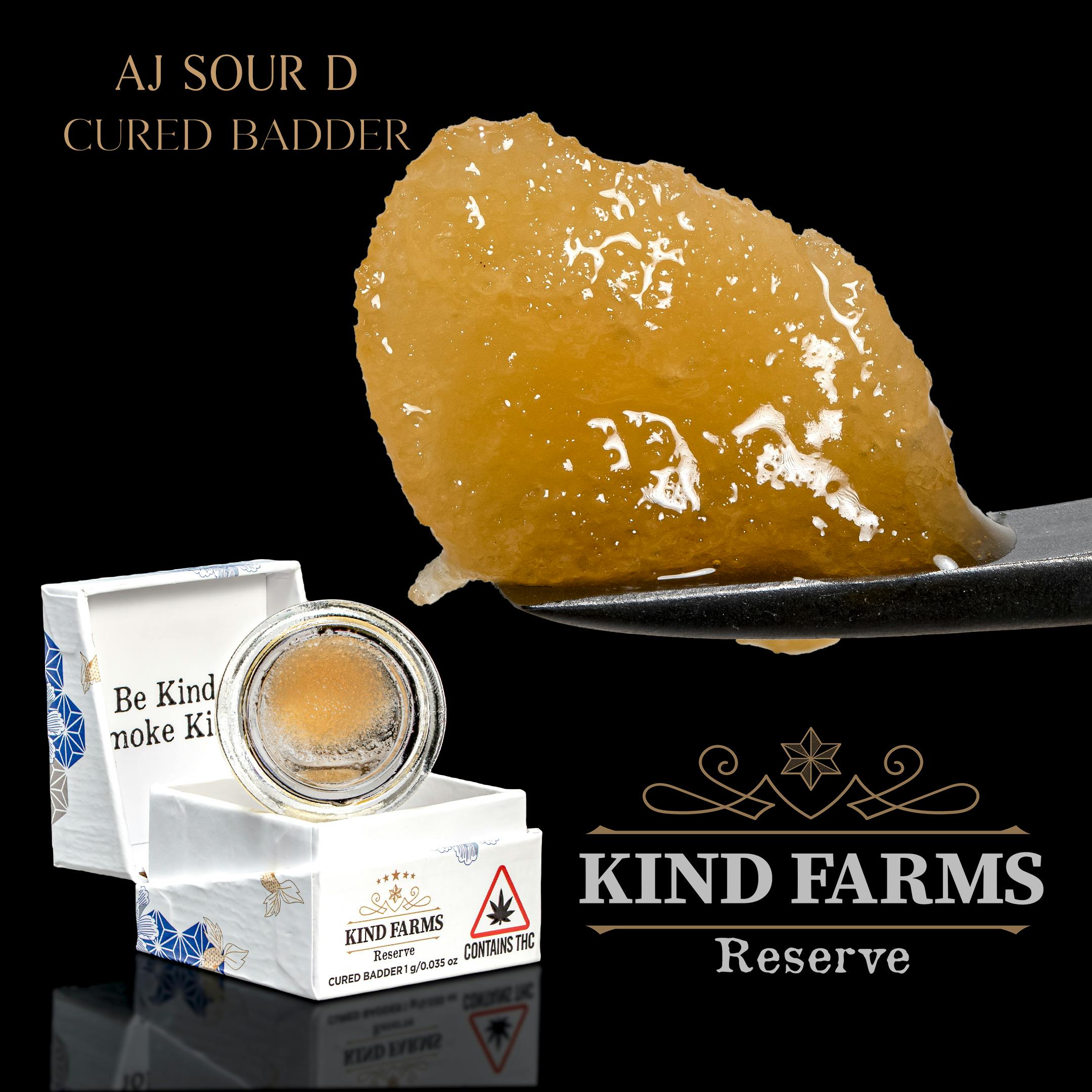 AJ's Sour Diesel Cured Badder - Kind Farms Reserve - Kind Farms Reserve