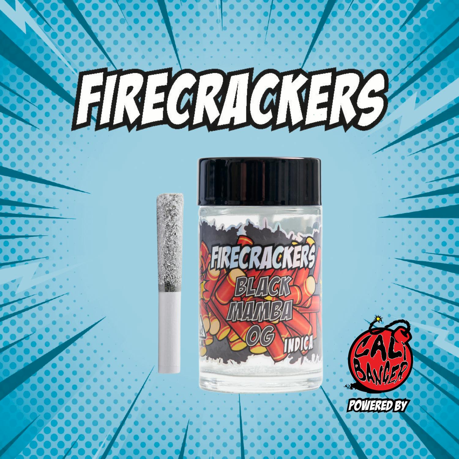 Firecracker by Cali Banger Infused Pre Roll BLACK MAMBA OG 5 X 0.6 - 3. ...