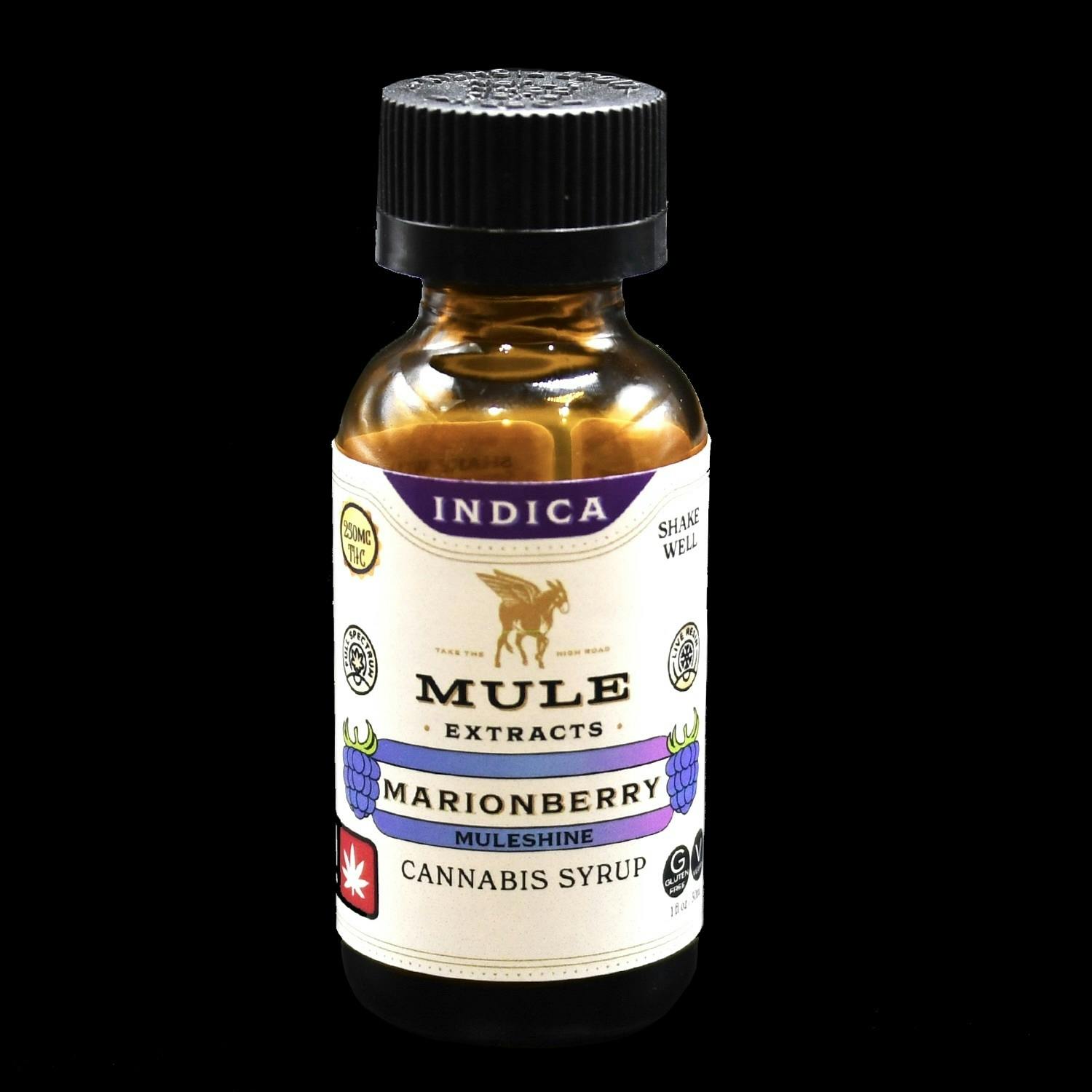 250mg Marionberry Muleshine (Indica) - Mule Extracts