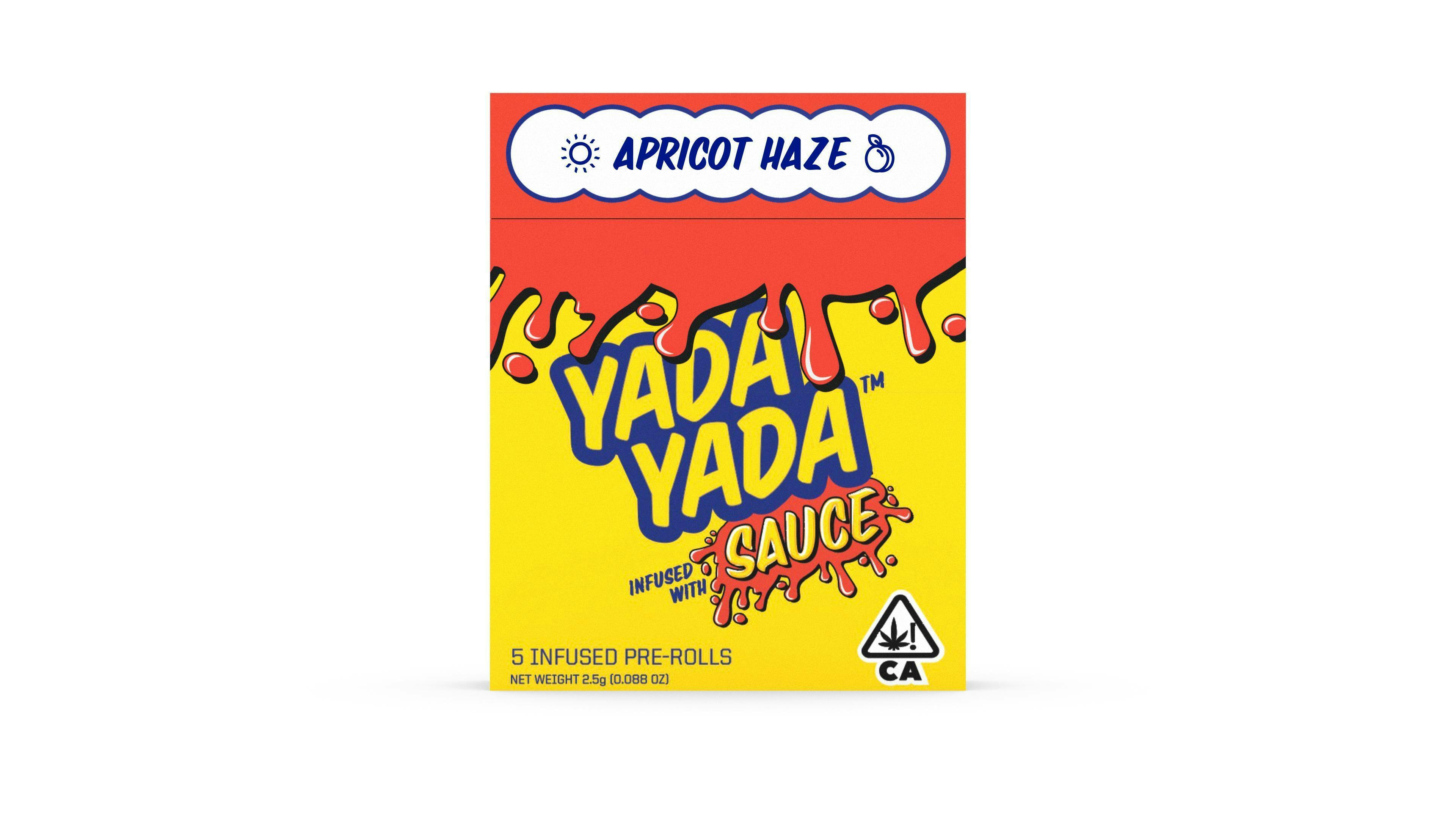 Yada Yada - Apricot Haze 2.5g Prerolls Infused - Yada Yada