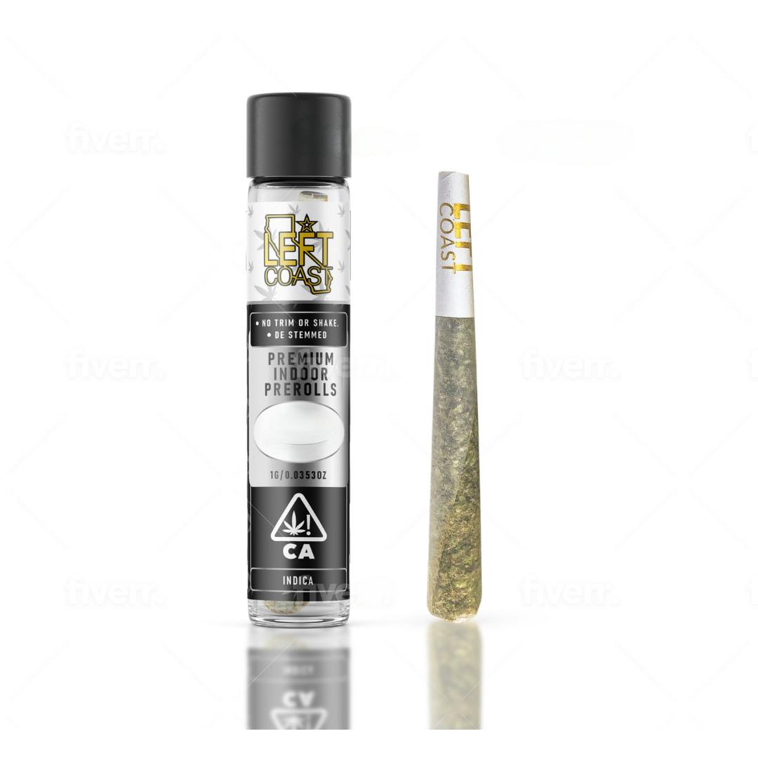 1G Non Infused Preroll Cereal Milk - LEFT COAST