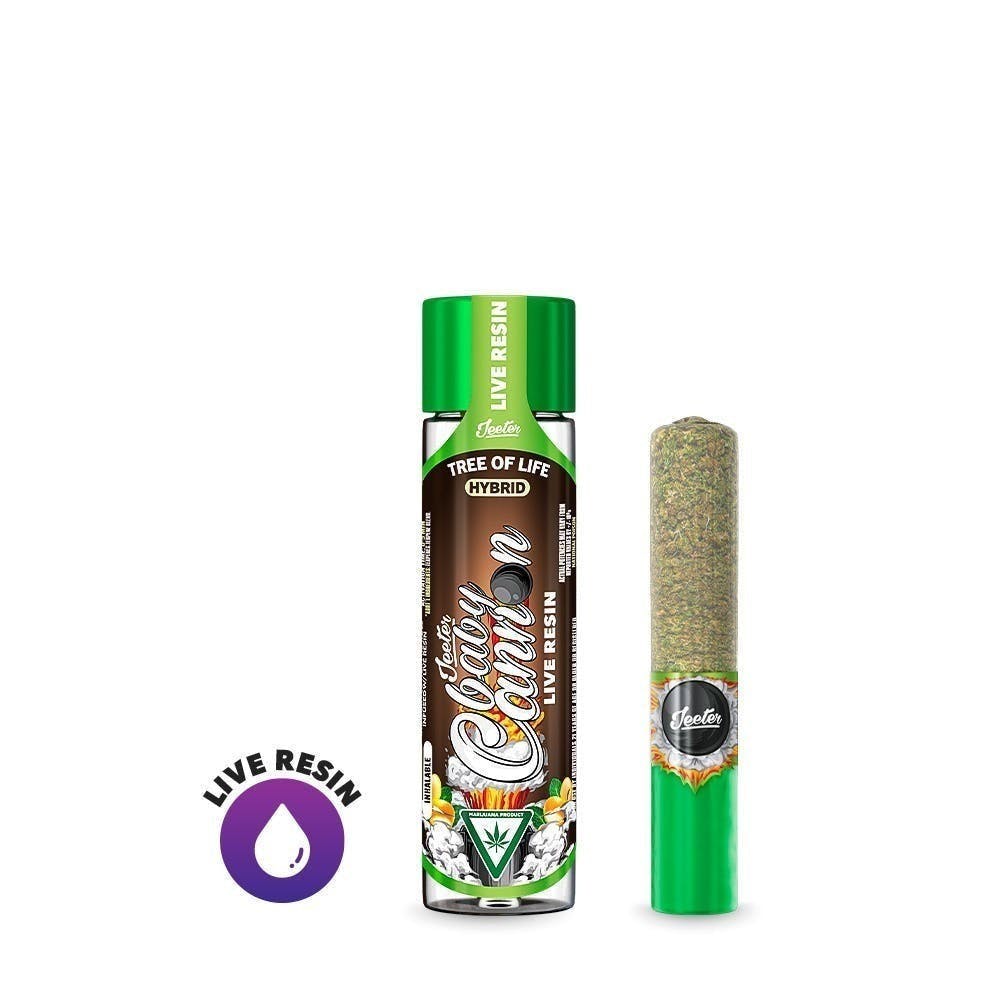 Jeeter Live Resin Infused - Baby Cannon - Tree Of Life - Jeeter