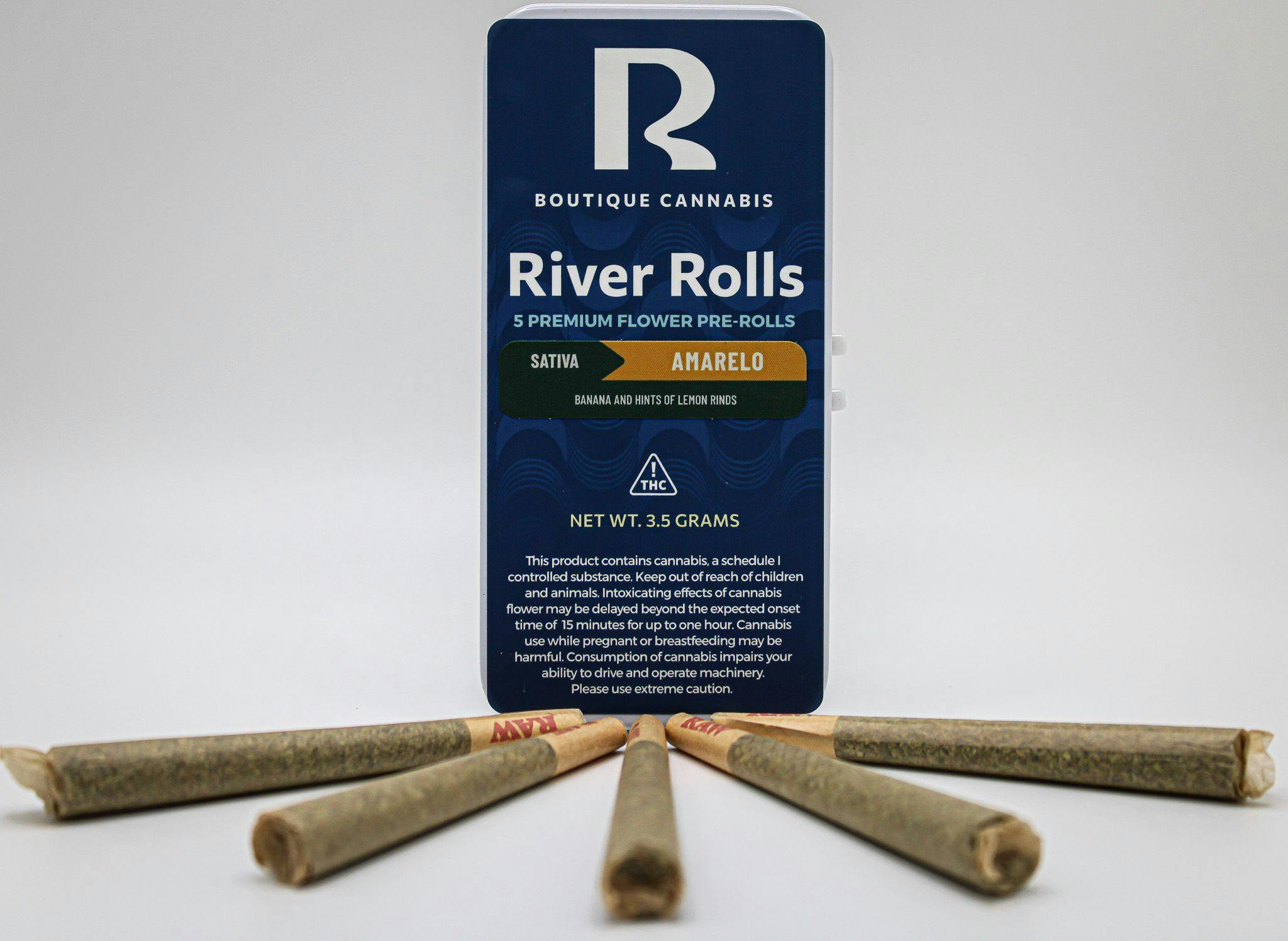 River Remedy: River Rolls Amarelo 5 Pack - River Remedy