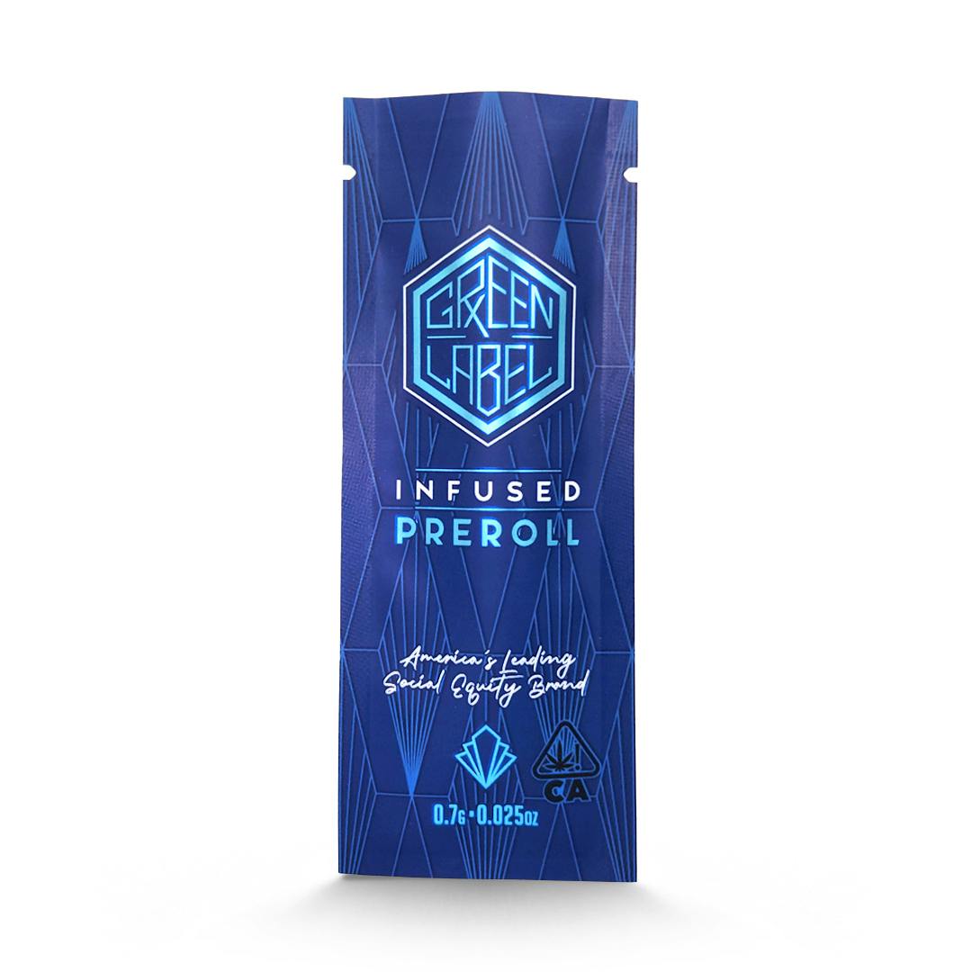 Bubble Gum Runtz Infused Pre-Roll [0.7g] - Green Label Rx