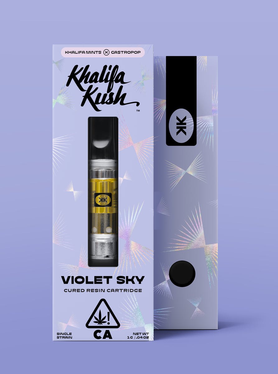 Violet Sky Cured Resin Vape - Khalifa Kush
