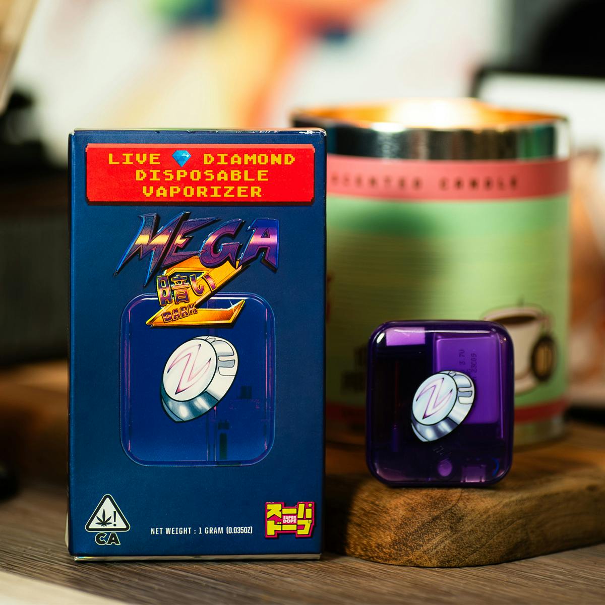 💫 POCKET DISPOSABLE - Mega Z (Dark) (1g) - Super Dope