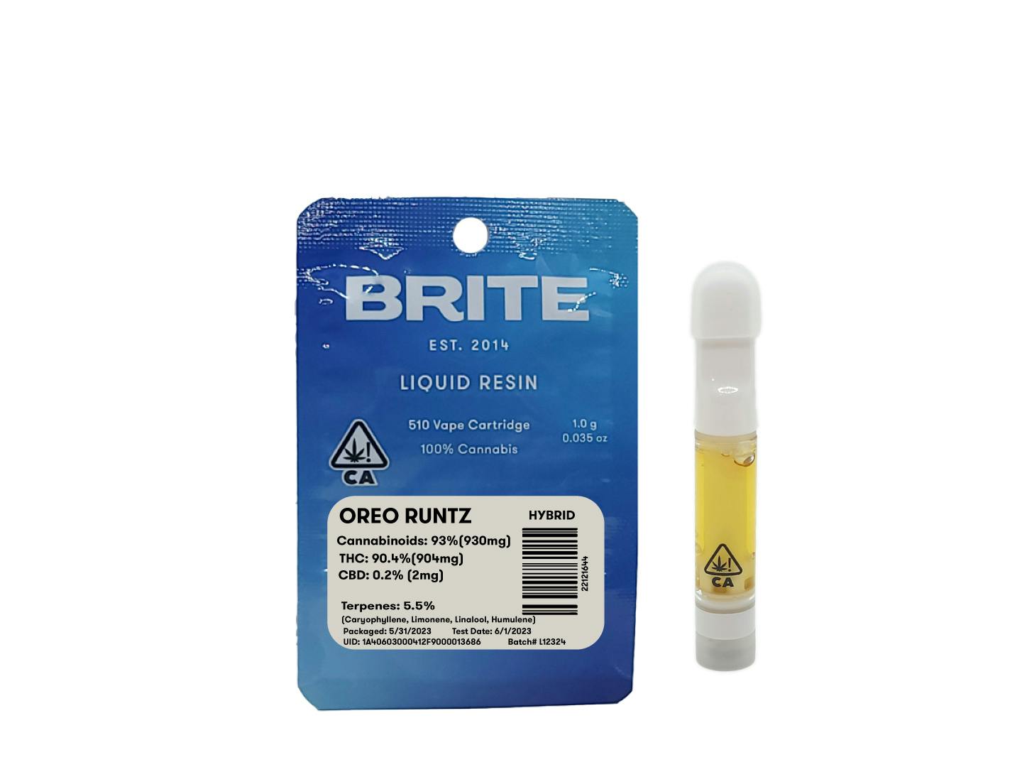 Oreo Runtz - Liquid Resin 1g - Brite Labs