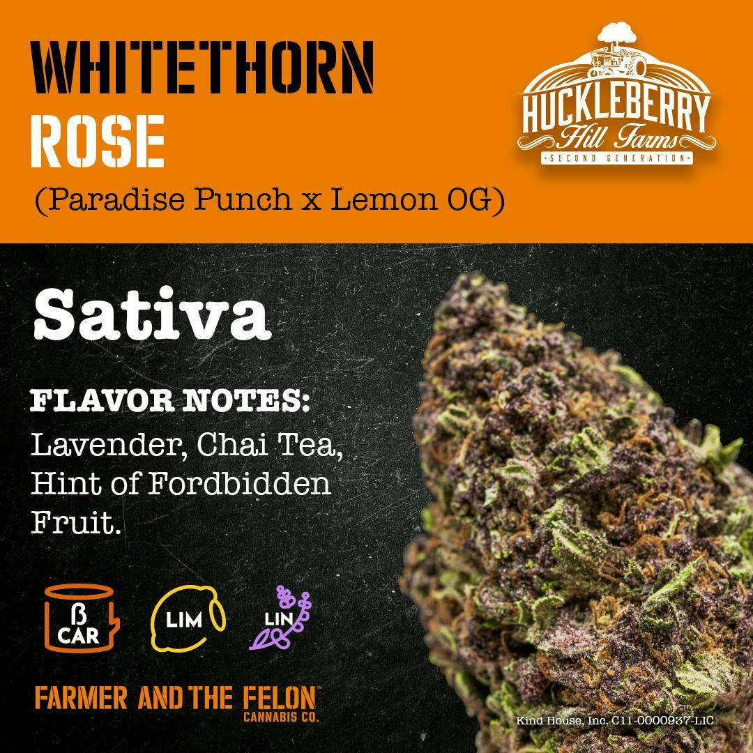 Farmer and the Felon | Flower Whitethorn Rose 1/8oz - Farmer and the Felon