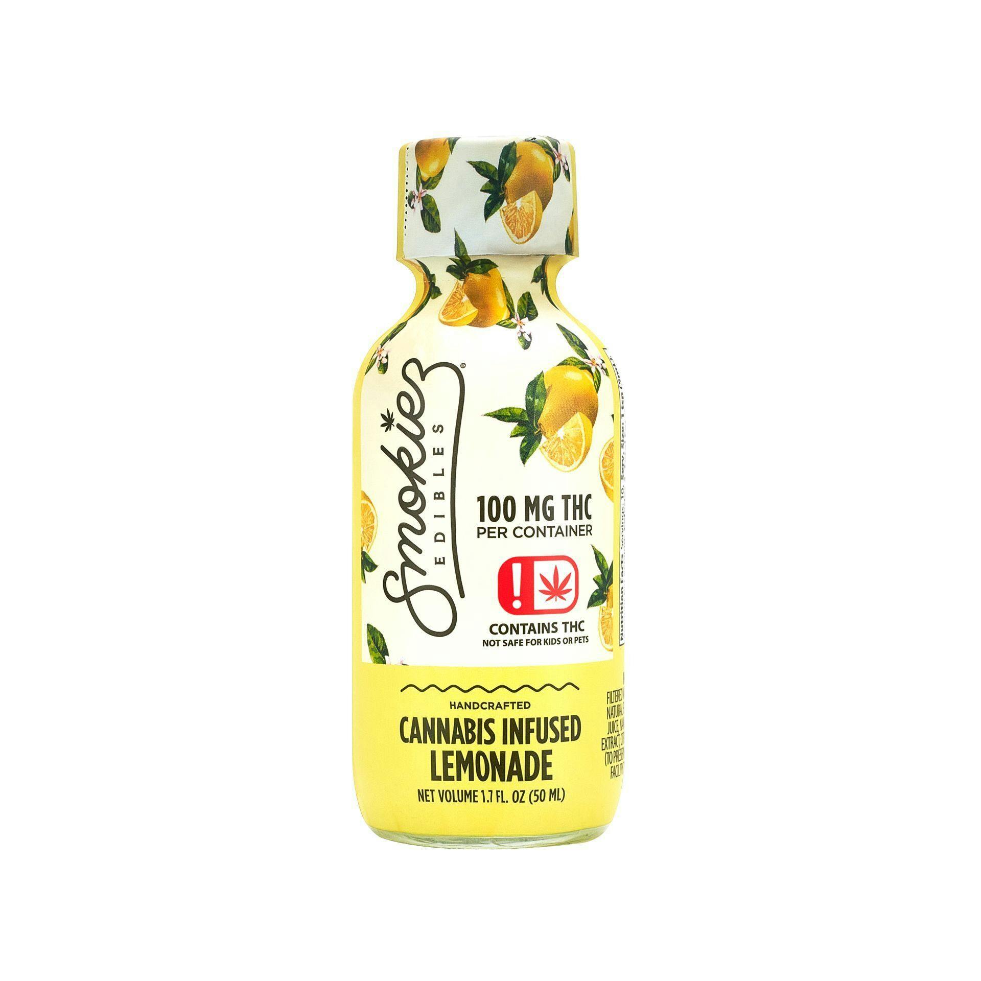 Infused Lemonade 2oz Shot100mg THC - Smokiez Edibles