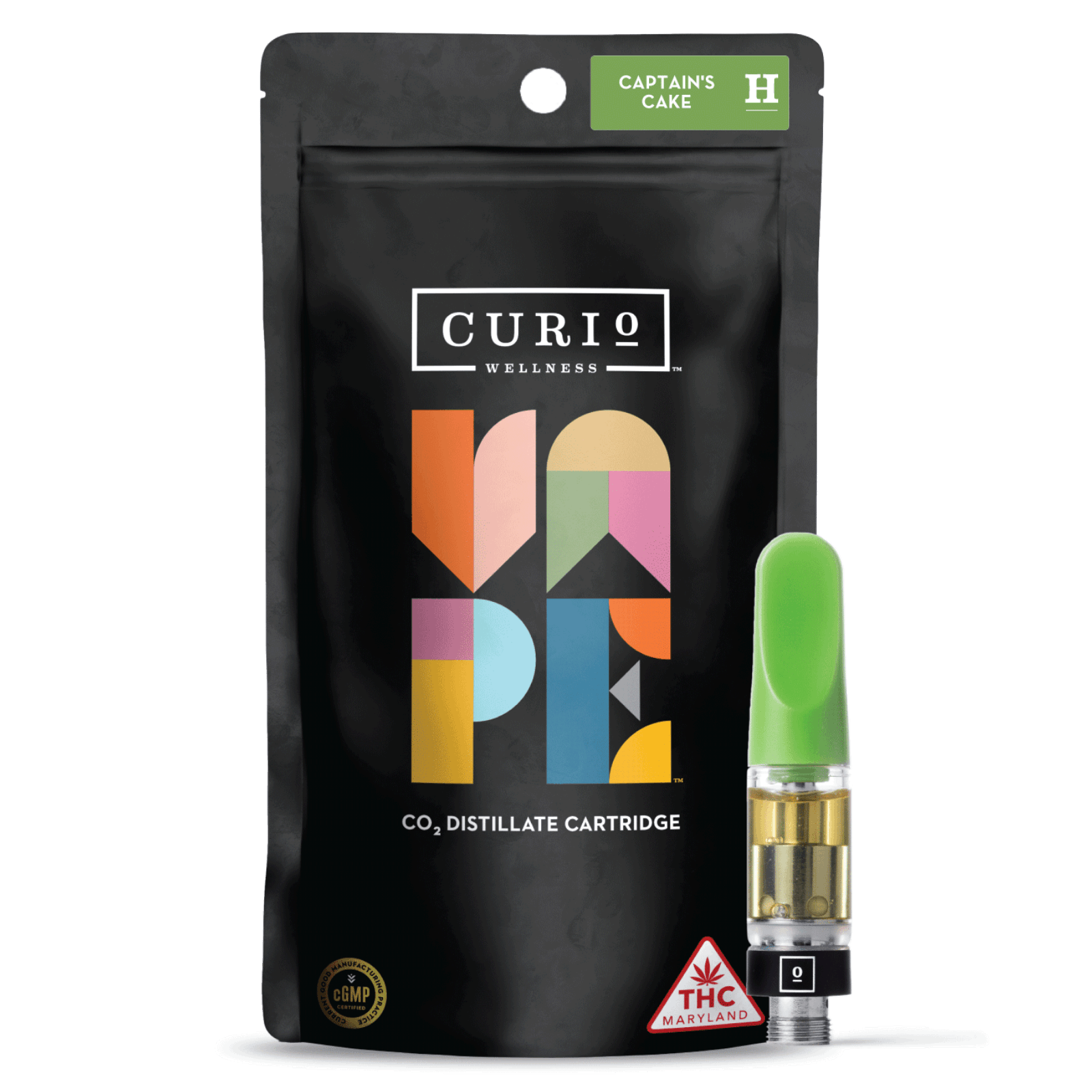 Captain’s Cake Vape Cartridge [1g] - Curio Wellness™