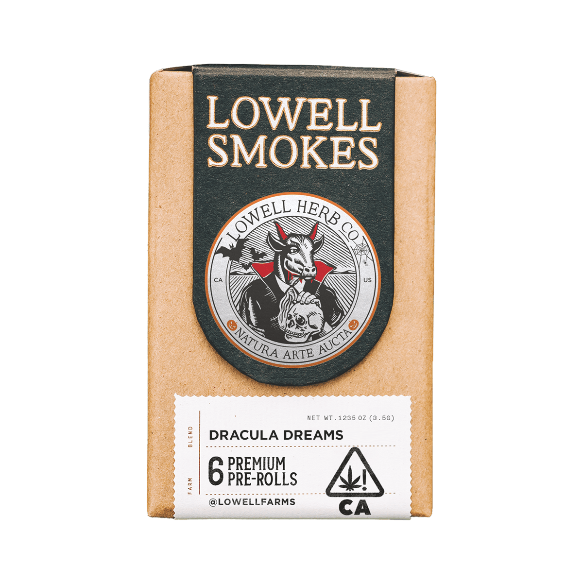 Lowell Smokes | 3.5g Pre-Roll Pack | Dracula Dreams - Lowell Herb Co.
