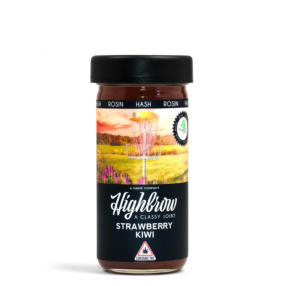 Highbrow Hash Rosin Strawberry Kiwi Drink 100mg - Adult Use - Highbrow