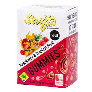 Swifts Gummies Raspberry-30mg - Swifts Edibles
