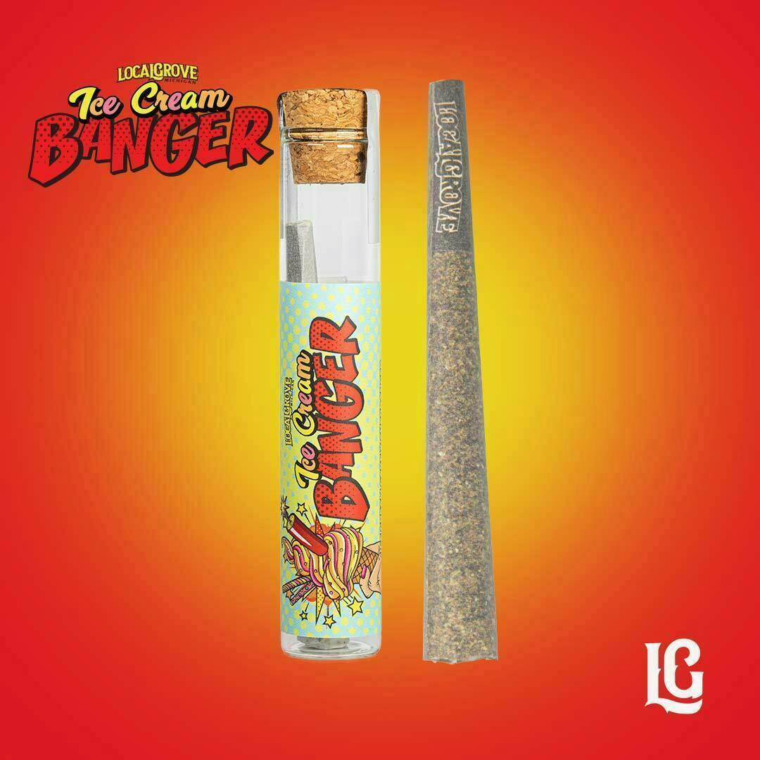Local Grove Pre-Roll | Ice Cream Banger | 1G - Localgrove