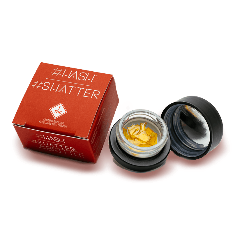 HASH SHATTER BRITTLE 1G SATIVA DOMINANT (MED) - #HASH
