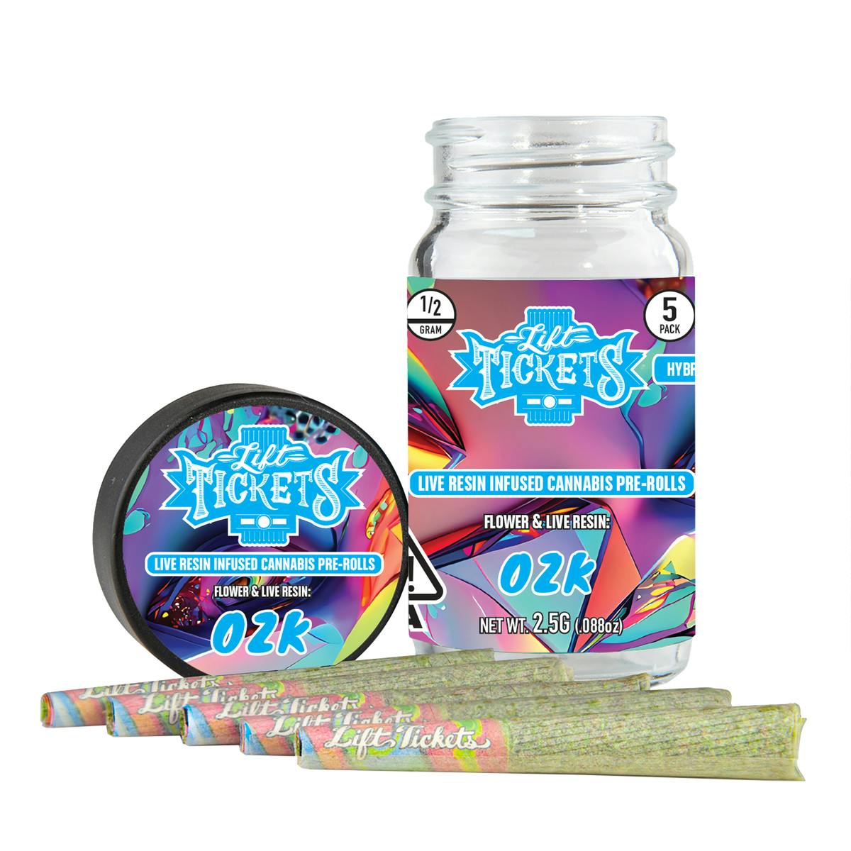 OZK - Infused Pre-Roll 5-Pack - Lift Tickets