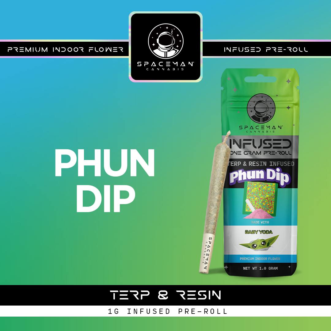 Spaceman - 1g Terp and Resin Infused Pre-Roll - Phun Dip - Spaceman ...