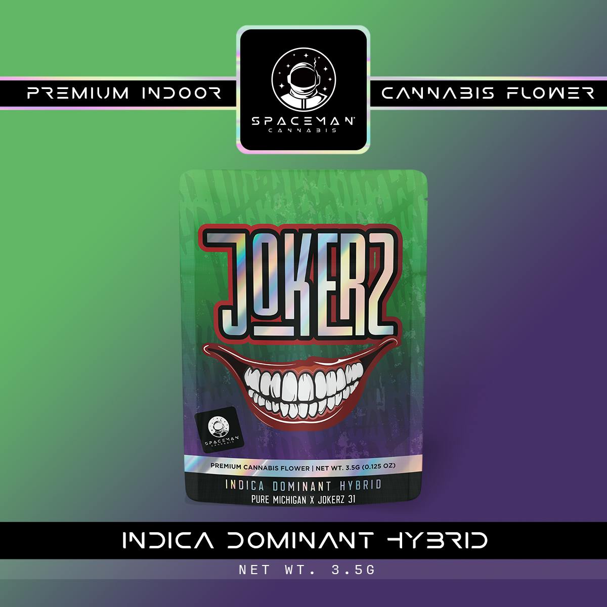 Spaceman - 3.5g Flower - Jokerz - Spaceman Cannabis