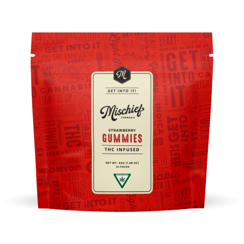 Mischief | Strawberry | Gummies | 200mg 10pk - Mischief