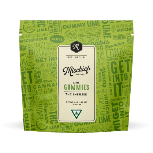 Mischief | Lime | Gummies | 100mg 10pk - Mischief