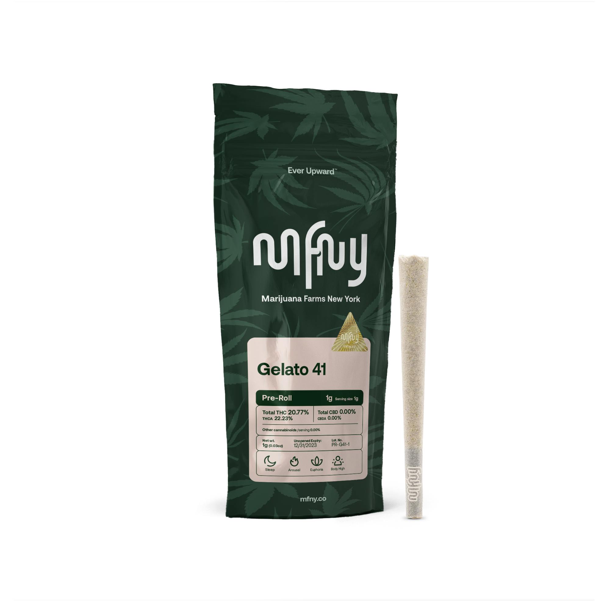 Gelato 41 Pre-roll | 1g - MFNY