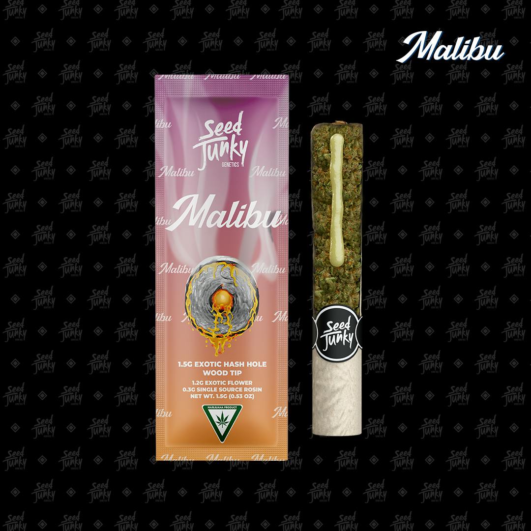 Malibu Hash Hole 1.5G Pre-roll - Seed Junky
