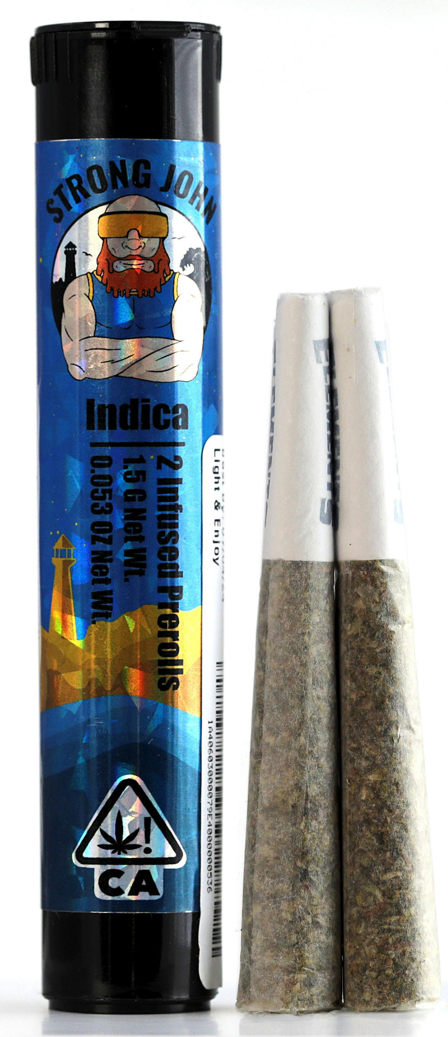 Mazlo x Whitezilla Infused Pre-roll - 2pk - Strong John Extracts
