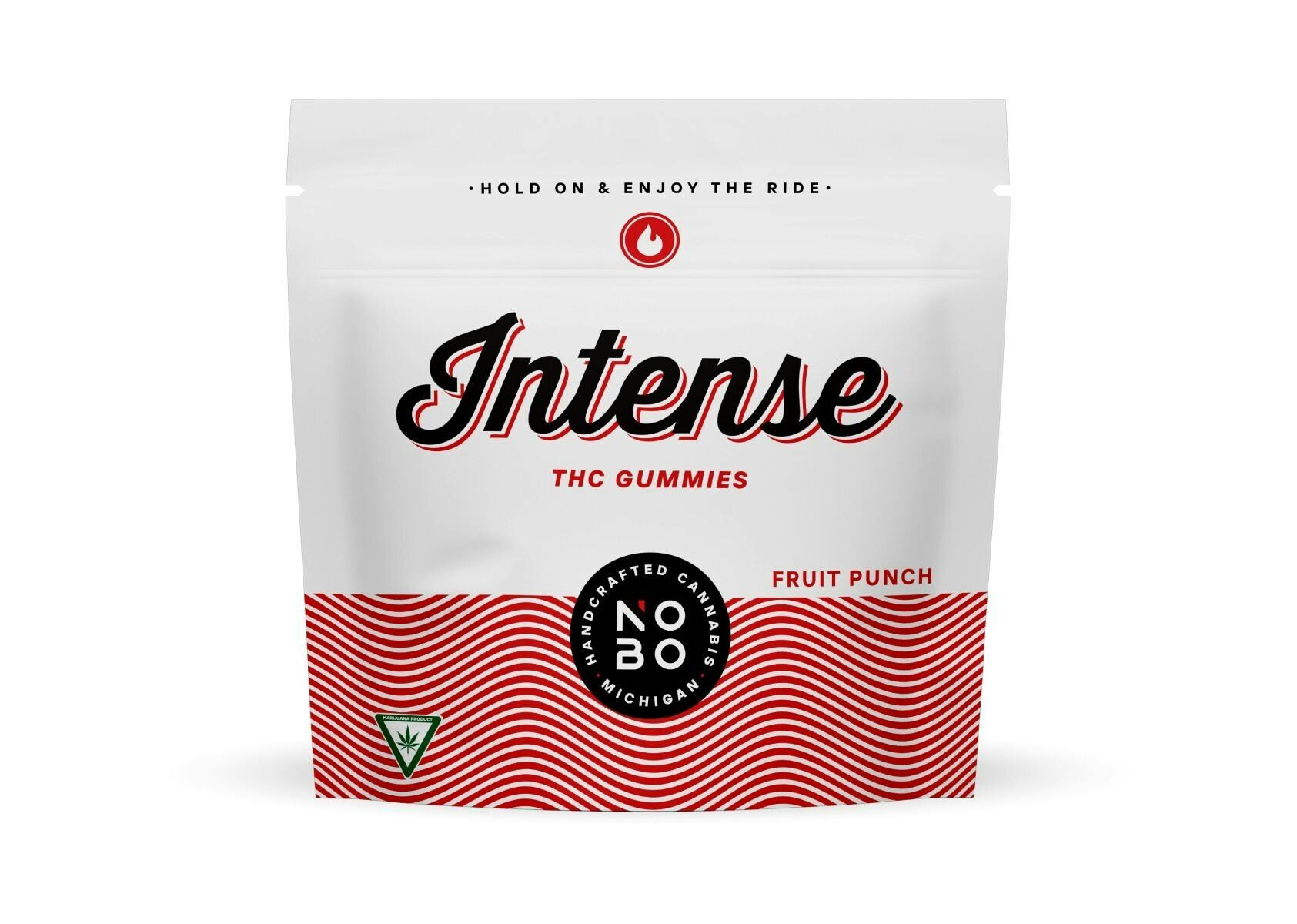 NOBO | Fruit Punch - Intense | Gummies | 200mg 4pk - NOBO