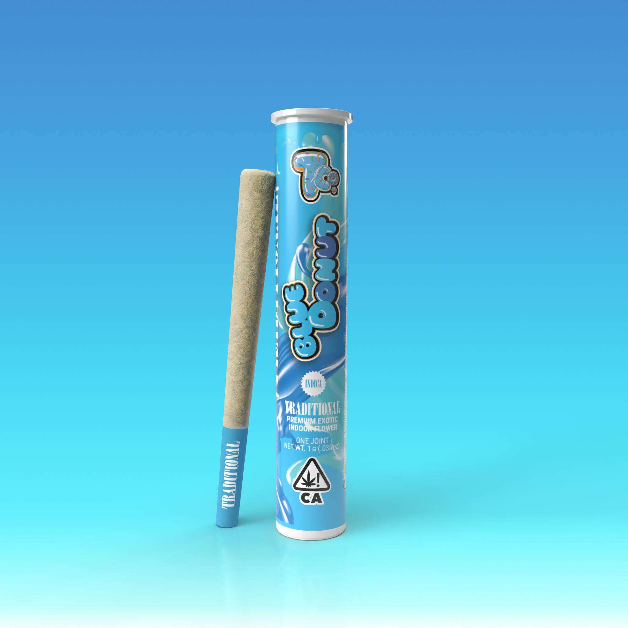 Traditional - Blue Donut Pre-Roll 1G - Traditional